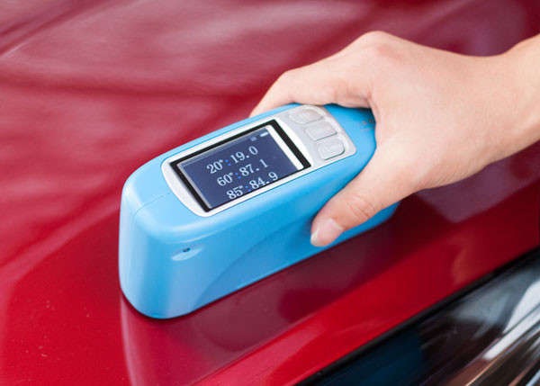 DIN 67530 مقياس لمعان رقمي قياسي 0.2٪ GU هيكل مضغوط للتكرار